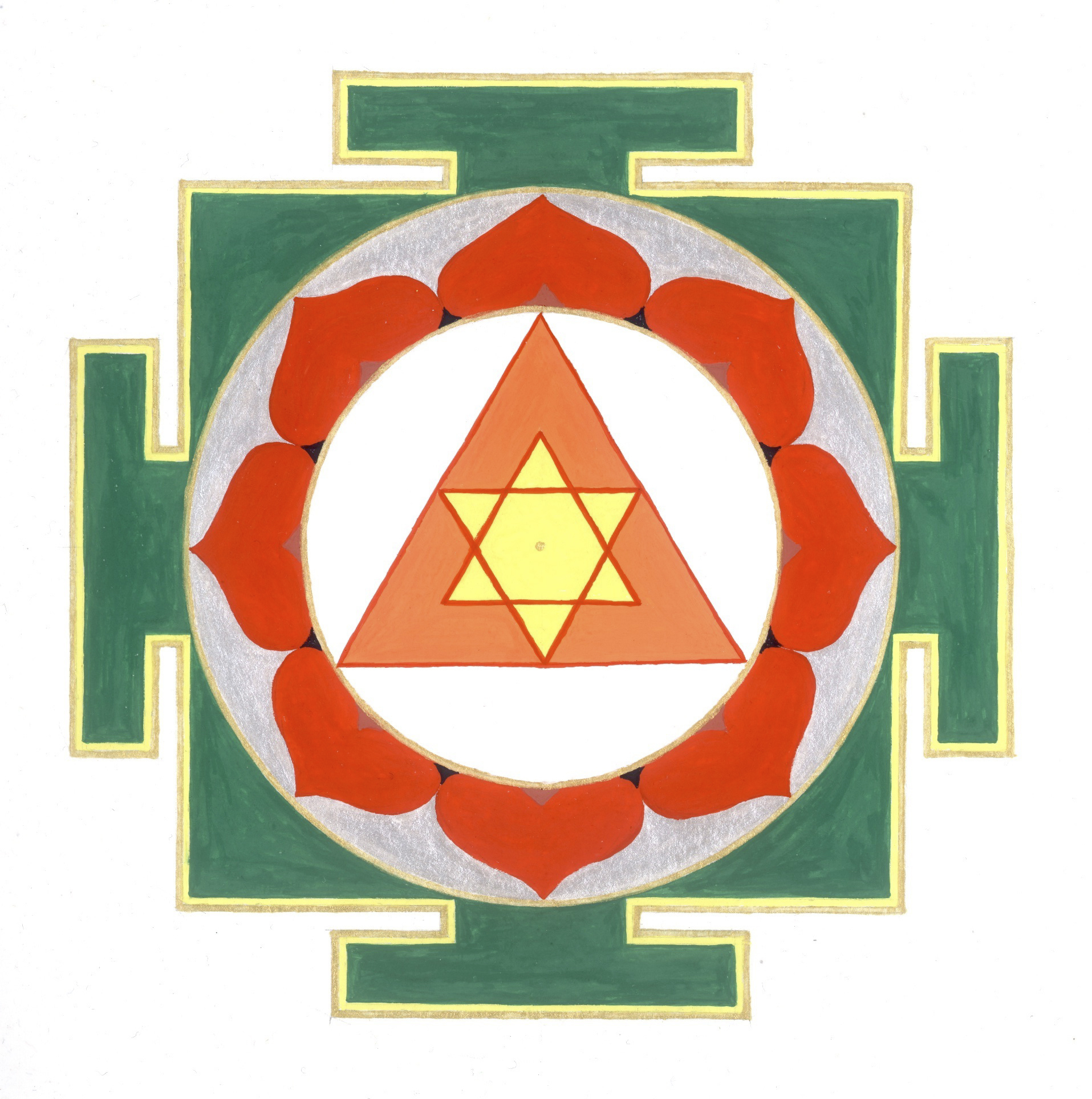 Speciaal voor jou: yantra kleurplaat ⋆ Yoga Online