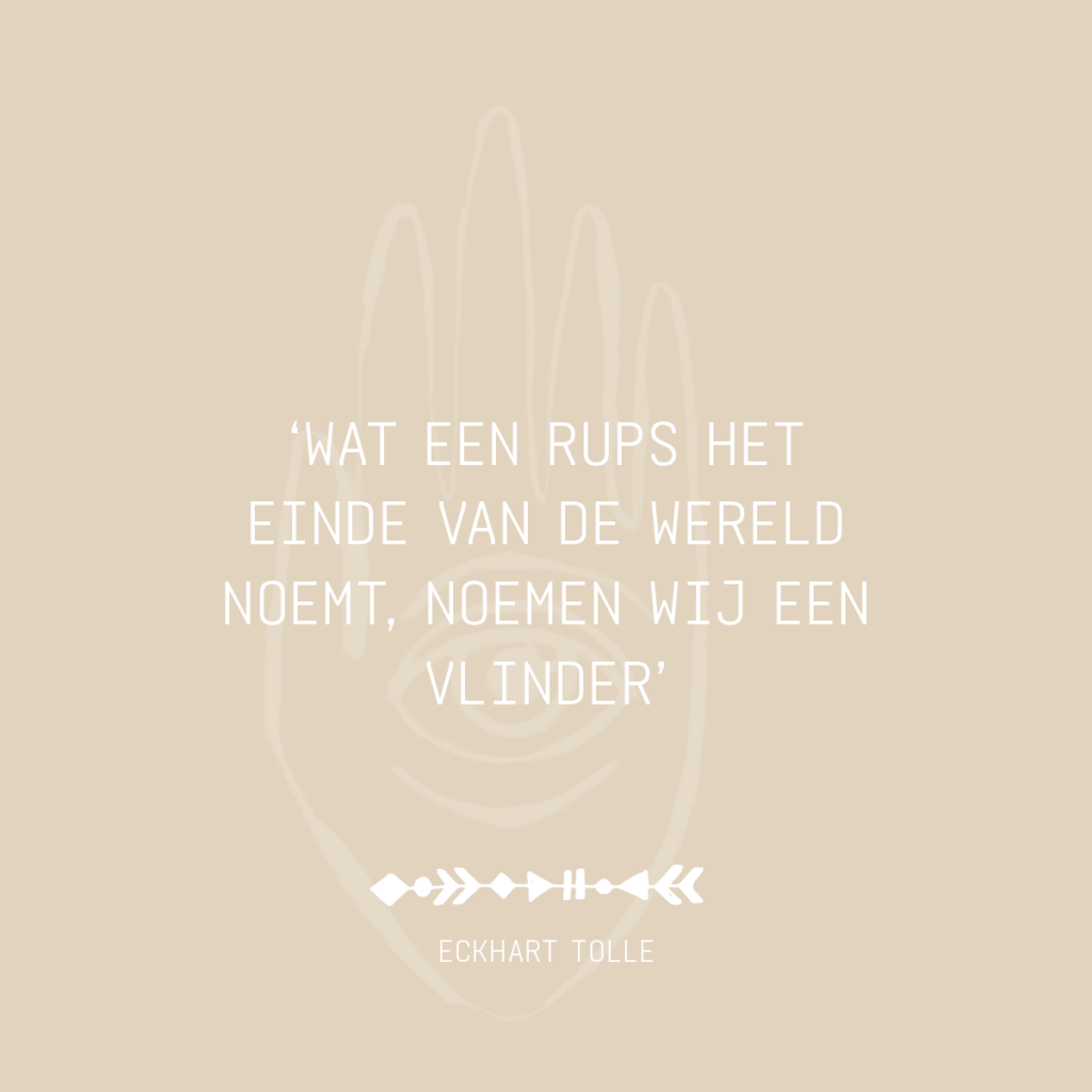 'Wat een rups het einde van de wereld noemt, noemen wij een vlinder' ⋆ ...